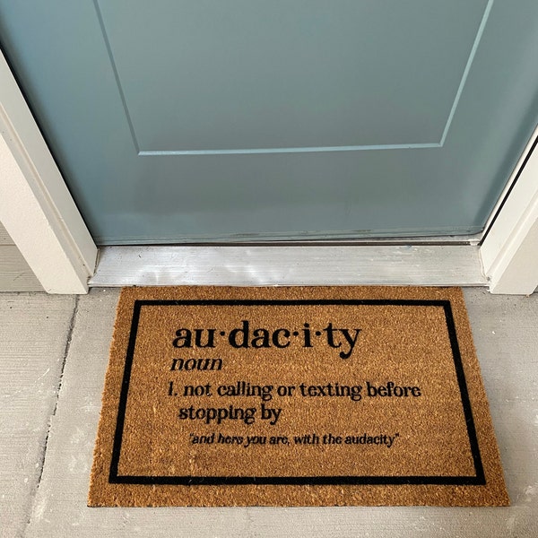 Funny Doormat for Outside | Sassy Welcome Mat | Rude Patio Decor ...