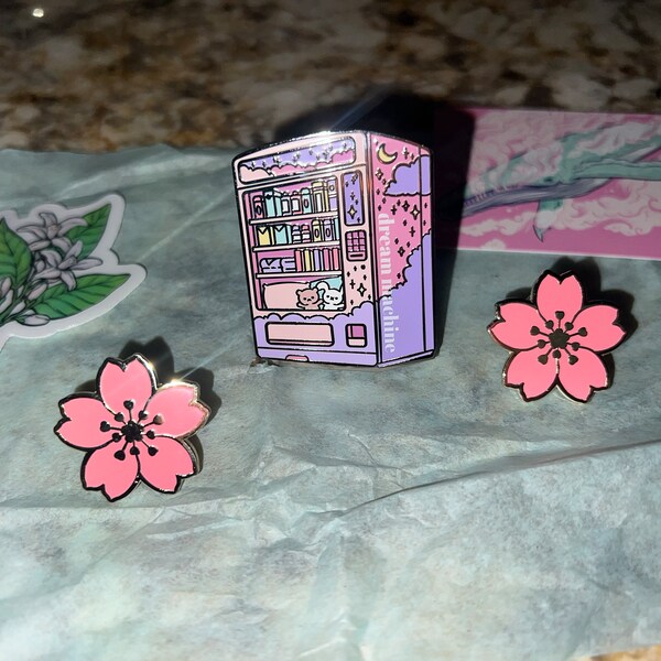 Dream Machine Aesthetic Vending Machine Enamel Pin - Etsy