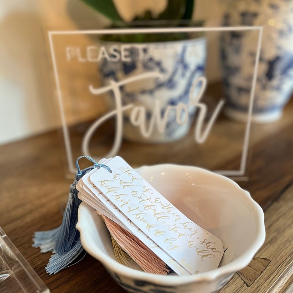 Calligraphy Bookmarks, Personalized Bookmarks, Custom Bookmarks ...