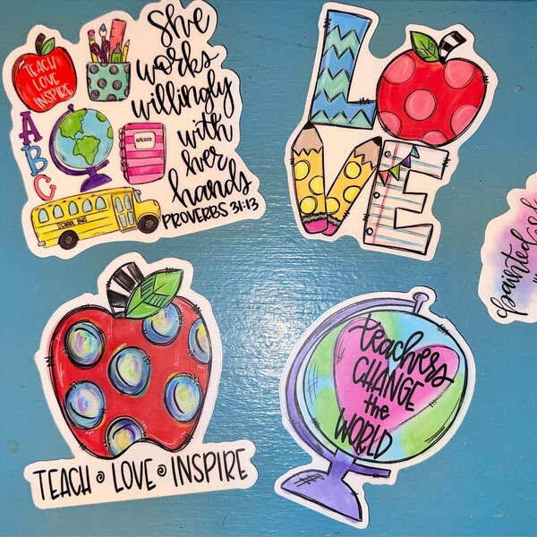 Teacher Sticker | Teacher Gift | Laptop Sticker | Sticker Collector ...