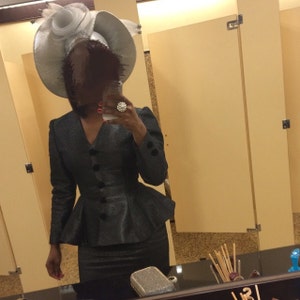 Vintage Pale Mauve Lamp Shade-style Hat With Lavender Silk - Etsy