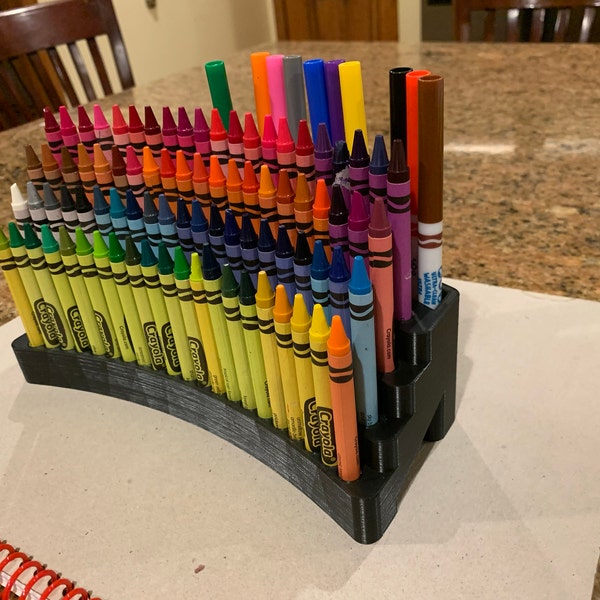 Crayon Holder & Organizer for Crayons and Art Supplies - Etsy