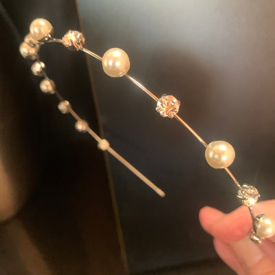 Floral Lace Drape Bow Translucent Mesh Bow Hair Accessory for Woman - Etsy