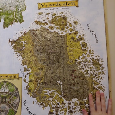 Morrowind, Vvardenfell Map the Elder Scrolls 3, High Quality, Large ...