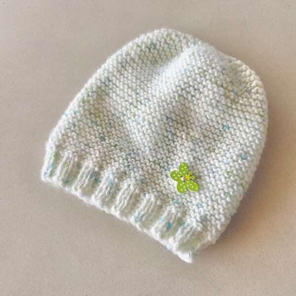 Easy Baby Hat Knitting Pattern, PDF Digital Download, Simple Preemie to ...