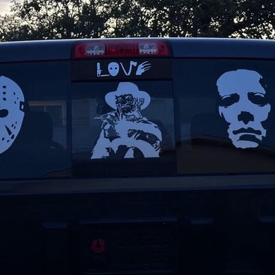 Jason Voorhees Decal Sticker Friday the 13th Decal for Car Window for ...