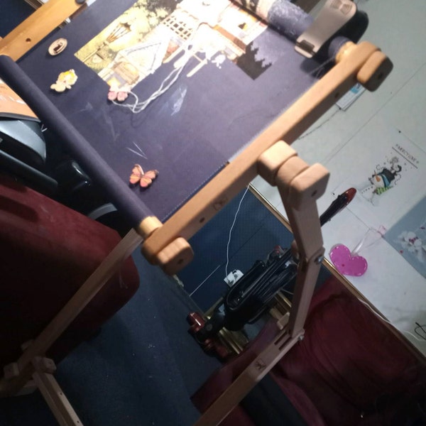 Needlework Floor-standing Type Stand With Adjustable Frame Made of ...