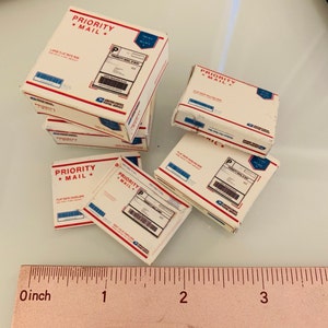 Instant Download USPS Priority Mail Box Miniature DIY Printable PDF ...