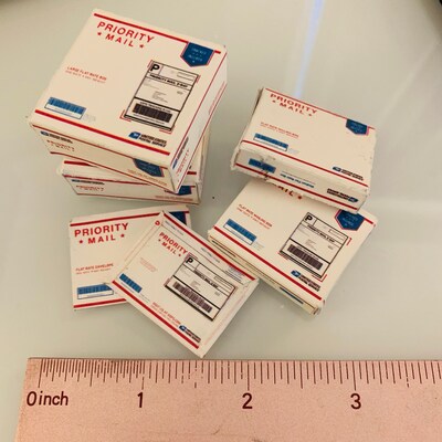 Instant Download USPS Priority Mail Box Miniature DIY Printable PDF ...