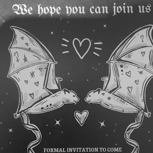 Will You Be My Maid of Horror Honor Honour Dishonour Dishonor Gothic ...