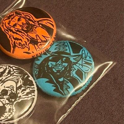 The Undertaker 12.25 Button / Custom Wrestler Pin - Etsy