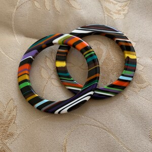 Sobral Circus Monociclo Fun Colorful Pattern Ring Size 7.5 | Etsy