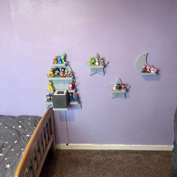 Funko Pop Display Shelf, Wall Display Unit, MDF, Pop Vinyl, Storage for ...