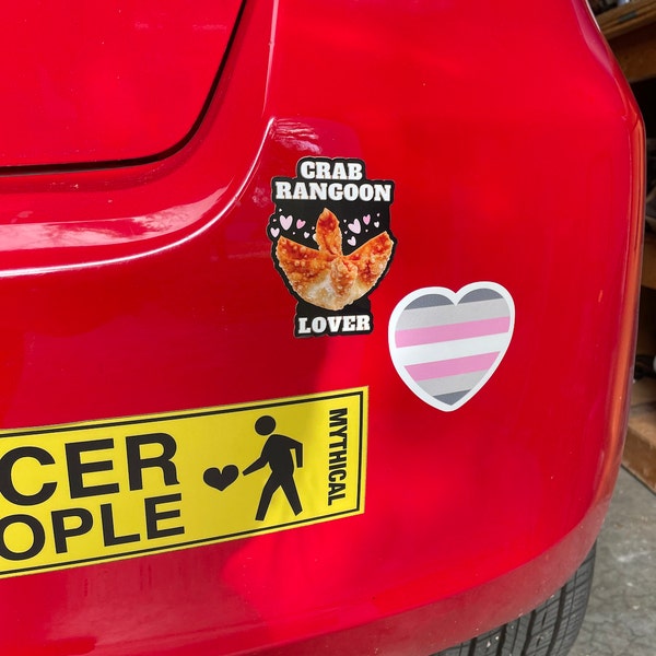 Crab Rangoon Lover Sticker, Funny Sticker, Meme Sticker, Hydroflask ...