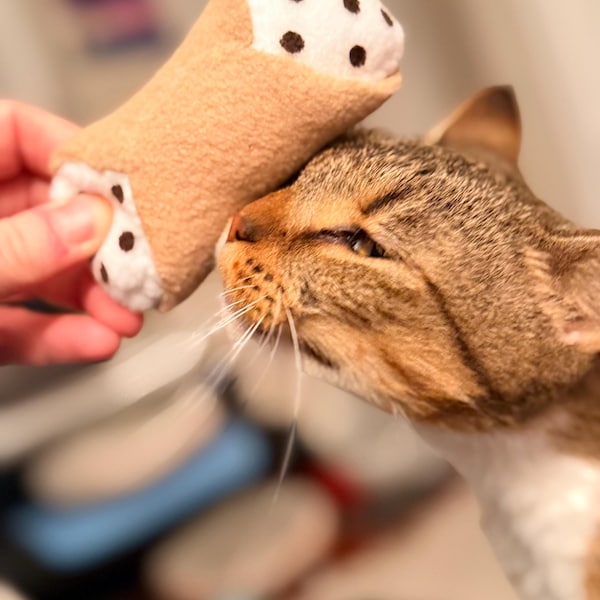 Catnip Cannoli Cat Toy - Etsy