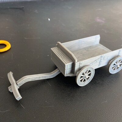 Cart and Wagon Set Tabletop Terrain D&D Miniature Scatter Vehicles RPG ...