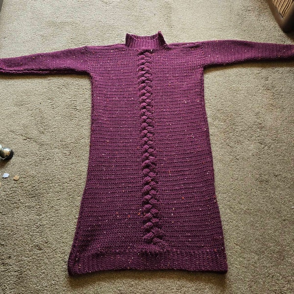 CROCHET PATTERN & VIDEO/ Cascade Mountain Cardigan, Granny Stitch ...