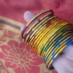 Traditional Glass Bangles / Half Dozen Bangles / Baby Shower ...