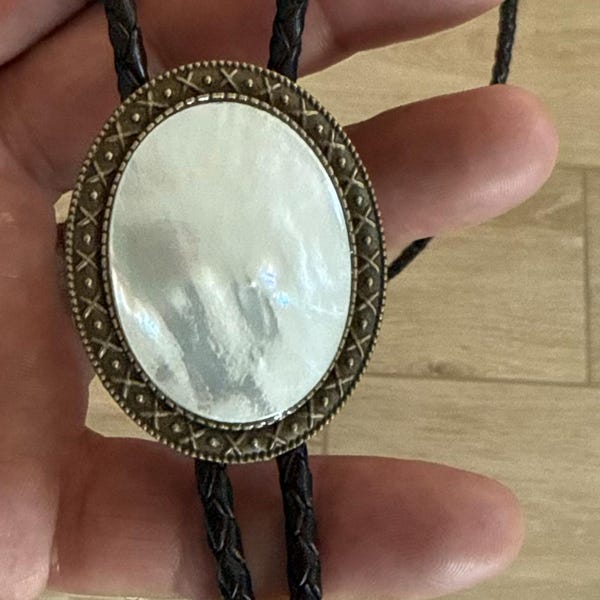 Abalone Bolo Tie - Wedding Bolo Tie - Custom Bolo Tie - Silver, Copper ...