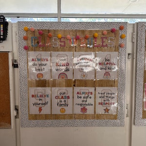 Boho Tropics Where Are We Classroom Door Sign editable - Etsy