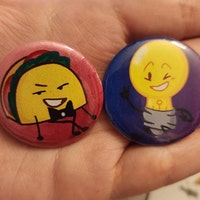 Inanimate Insanity Object Show Button Pins Fanart OSC - Etsy