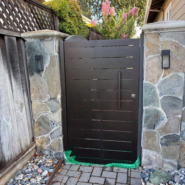 Modern Metal Gate Horizontal Lines - Etsy