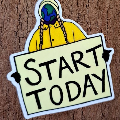 Greta Thunberg Stickers Fridays for Future Climate Action - Etsy UK