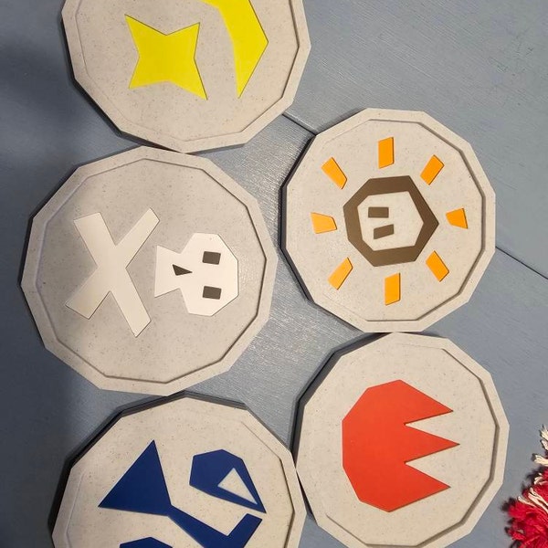 MTG Mana Coasters - Magic the Gathering - 3D Printed MTG Coasters With ...