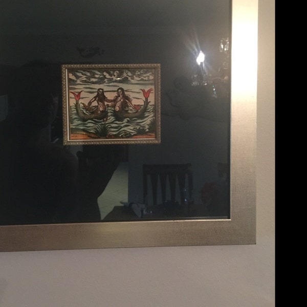 Medieval Mermaids Art Print, Antique Mermaid and Merman, Vintage ...