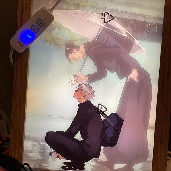 Jujutsu Kaisen - Gojo and Geto - LED Light-up Picture Frame - Multiple ...