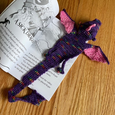 Dragon Bookmark Crochet Pattern Amigurumi PDF Pattern - Etsy