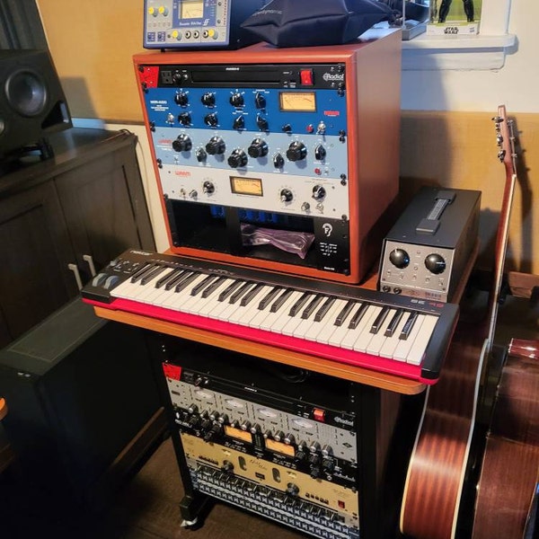 Nice-racks 2-space Studio Rack, Choose Your Depth, Choose Your Stain ...