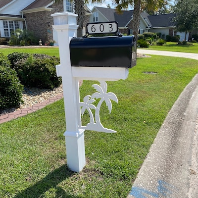 Mailbox Bracket Ship's Wheel Sailboat Large 16x21 Inch - Etsy