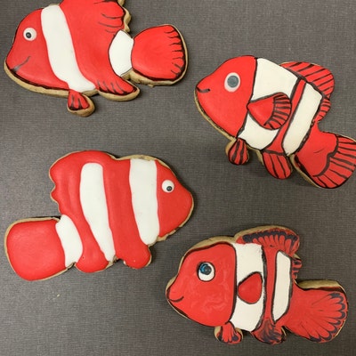 Clown Fish Shaped Cookie and Fondant Cutter - Etsy