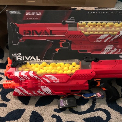 Nerf Rival Nemesis Lipo Mod Red - Etsy