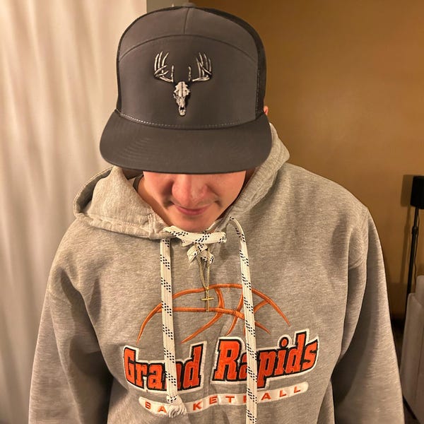 Black Richardson Whitetail Deer Hunting Hat for Men, Richardson 112 ...