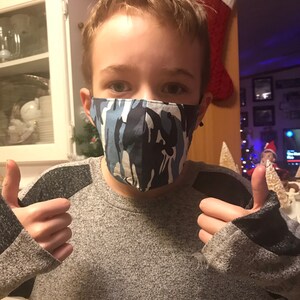 Multi Layer Face Mask, Washable Cotton Adult Mask ,face Mask With ...