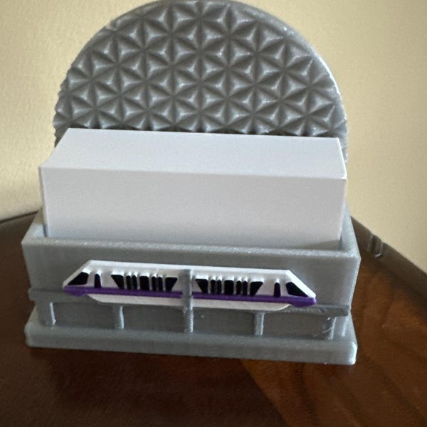 Mickey Mouse 3D Printed Disney Sticky Note Holder for Desk, Work ...