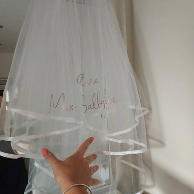 Personalised Hen Veil Hen Do Veil Personalised Hen Sash - Etsy