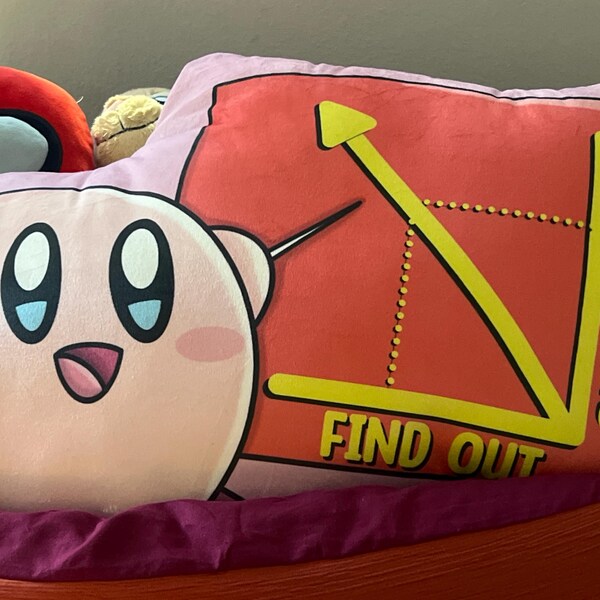 Black Sprite Mascot Anime Pillow - Etsy