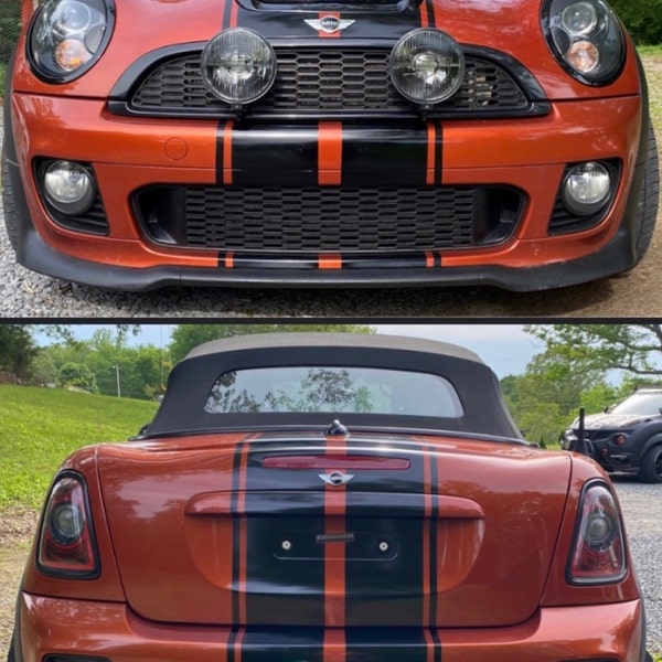 3M Dual Rally Vinyl Racing Stripes for Mini Cooper Clubman Countryman ...