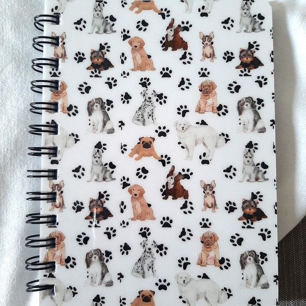 Dog Notebook, Dog Lover Notepad, Puppy Notebook, Dog Mom Gift, Gift for ...