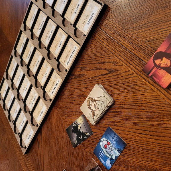 Code Names Card Organizer: Three Layer Card Holder for Family Game ...