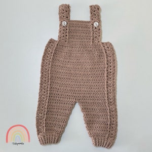 Crochet Pattern Baby Overalls Newborn to 24 Months (Instant Download ...