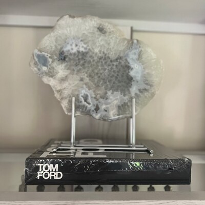 Pink Amethyst Geode Slab With Yellow & Pink Druzy 18 - Etsy