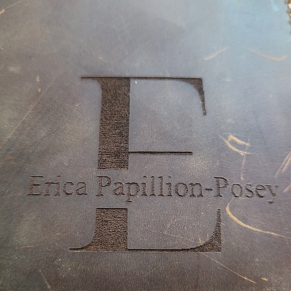 Personalized Vintage Leather Sheet Music Organizer Binder Cover , Full ...