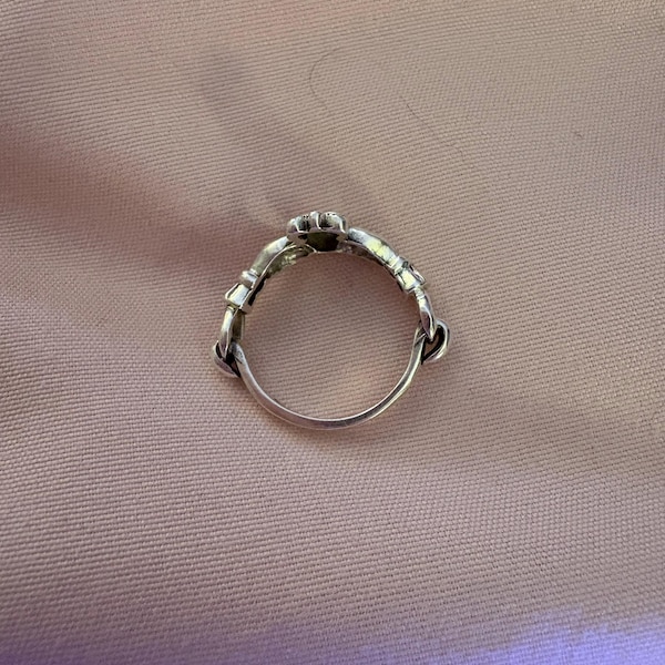 Sterling Silver 925 Claddagh Ring Pretty Ring, Heart Ring, Love Ring ...