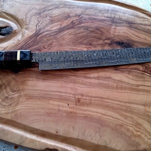 4pc Black and White Pattern Kitchen Knife Set Handmade and - Etsy