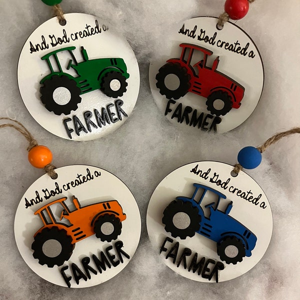 SVG/ LASER Cut/ Digital/round Farming Ornament /christmas Ornament/god ...