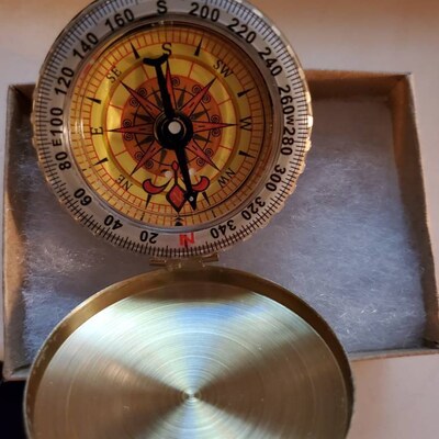 CUSTOM Engraved Compass, Personalized Engraved Compass. Front And/or ...